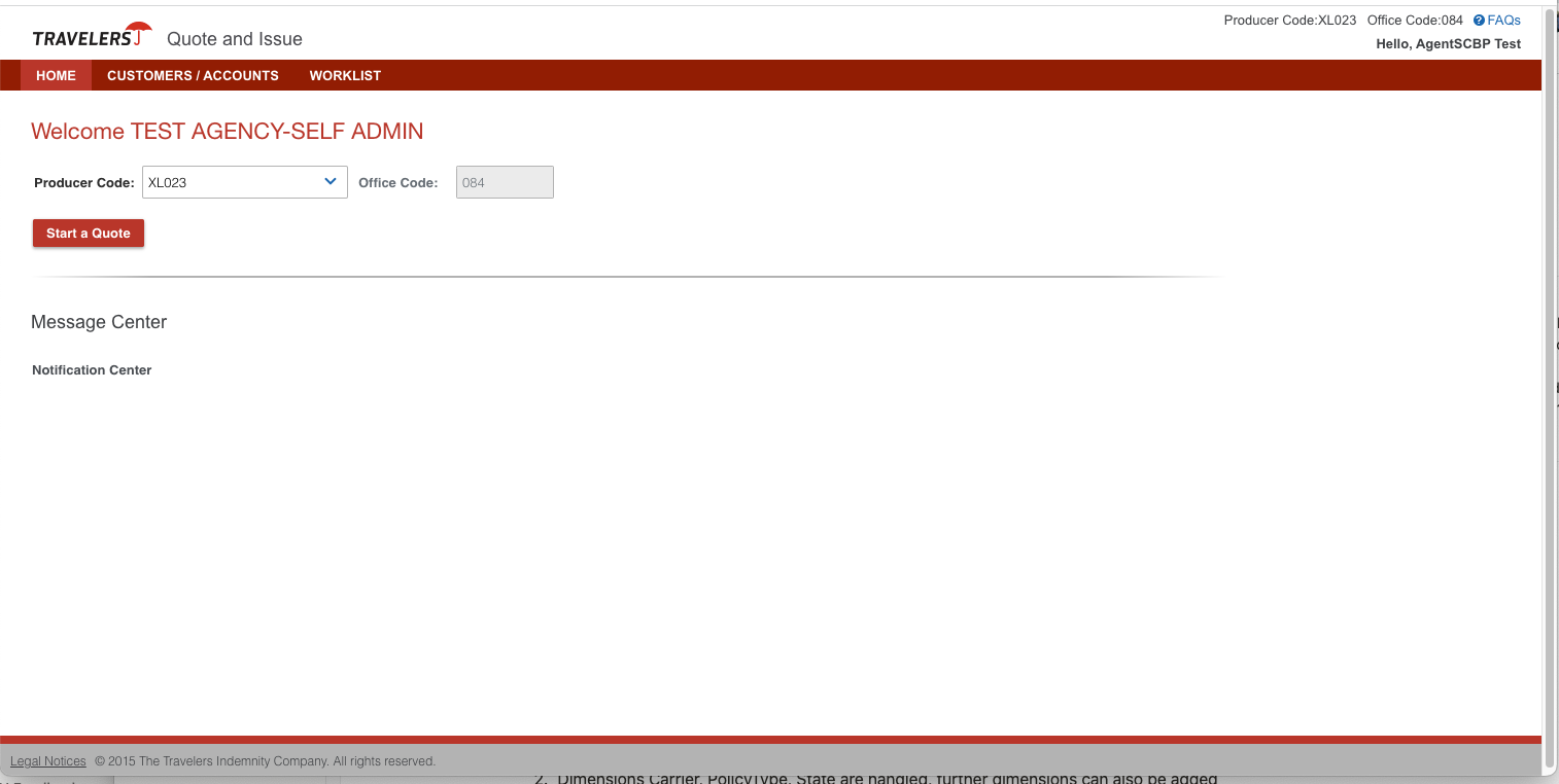 Travelers - Find direct appointment information